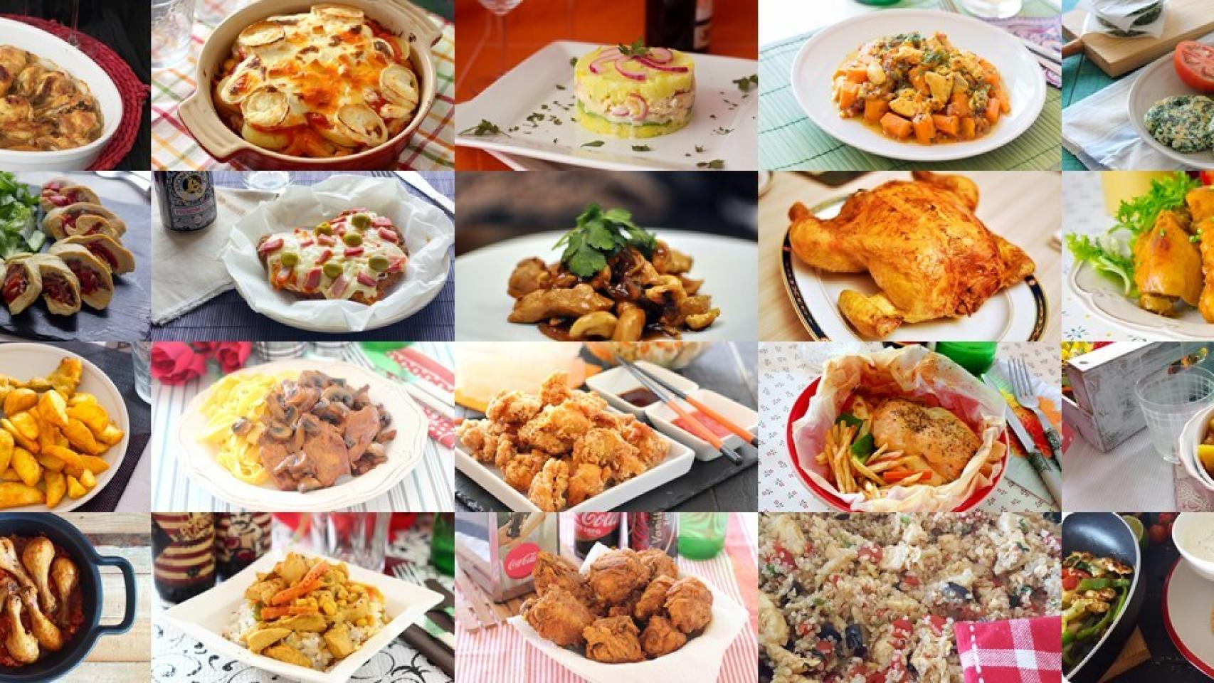 20 recetas con pollo para triunfar sin arruinarte