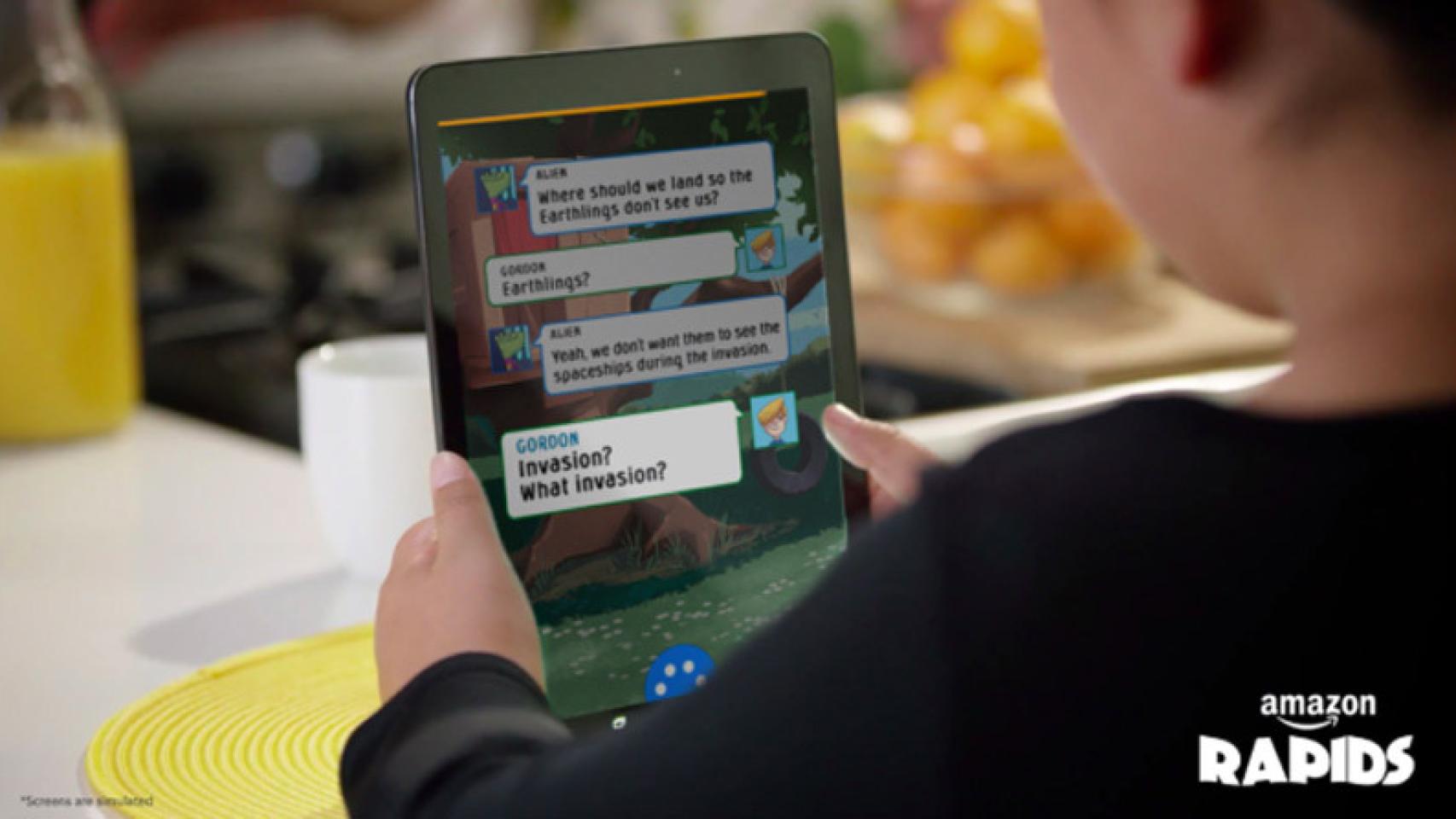 Cuentos en formato WhatsApp con Amazon Rapids