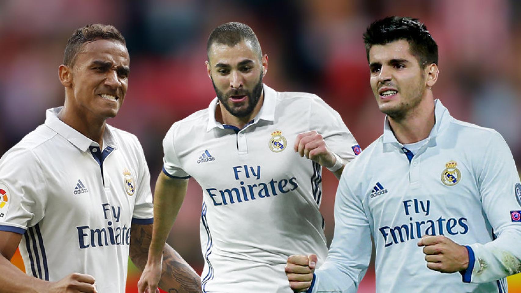 Danilo, Morata y Benzema, señalados en el Madrid