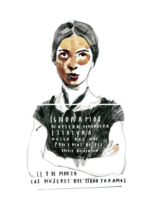 Emily Dickinson lidera la revuelta: las mujeres del libro pararán el día 8