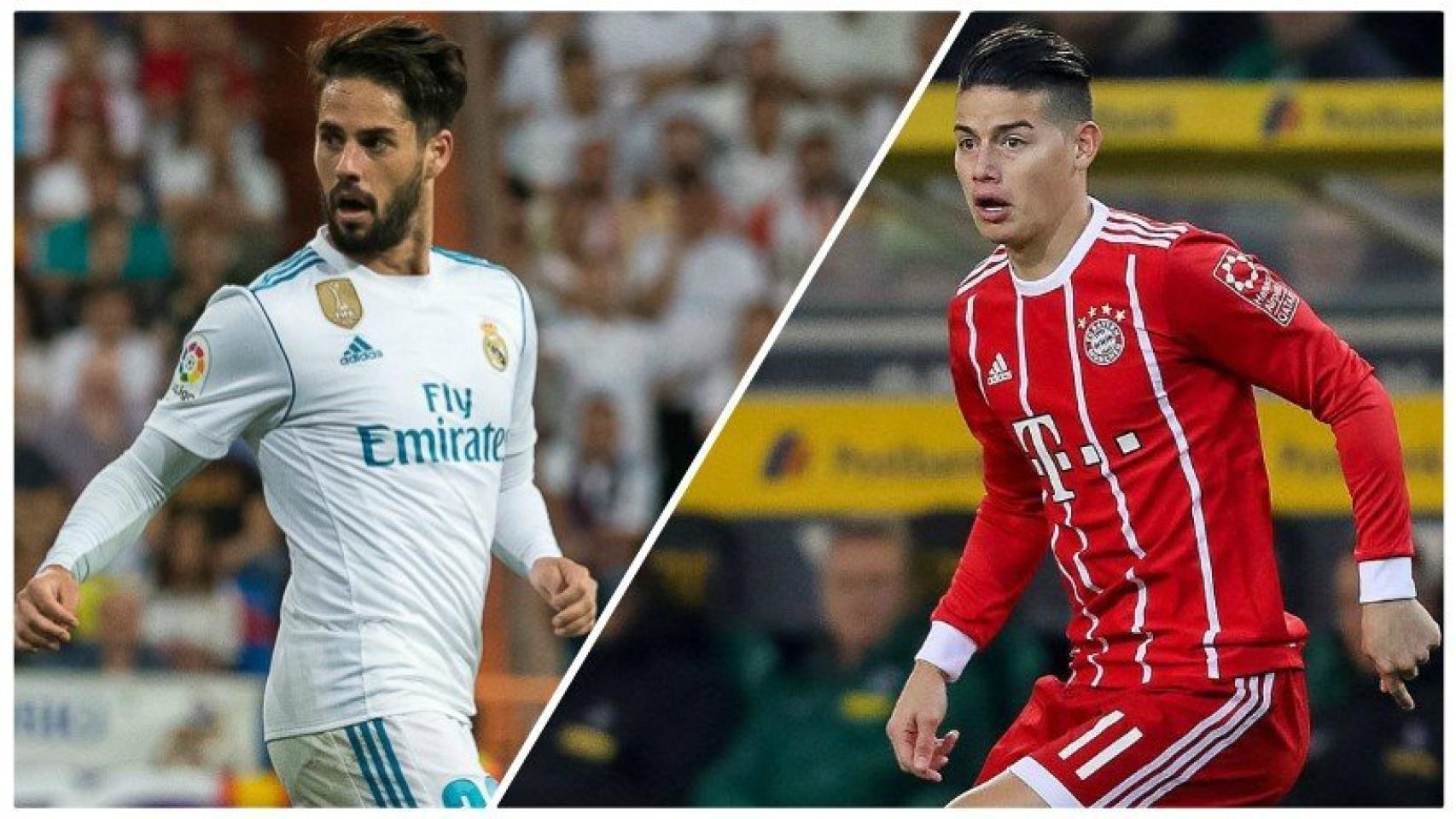 Isco contra James Rodríguez: la batalla final