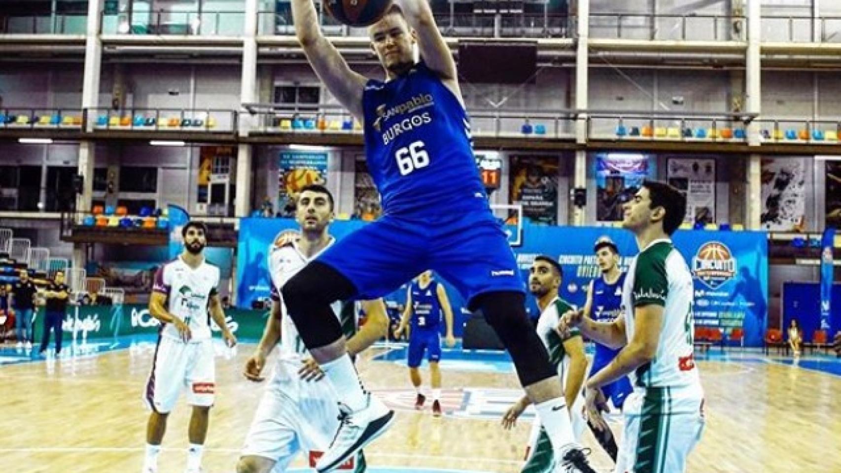 El debut a lo grande de Radoncic en Burgos: 13 de valoración en 9 minutos