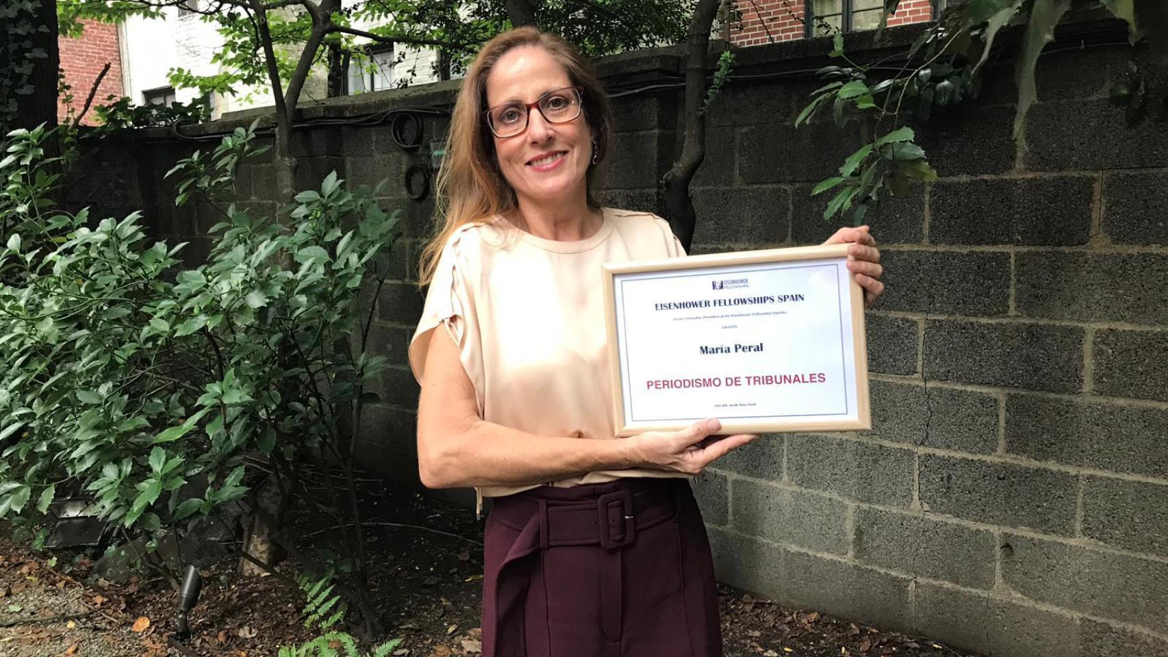 María Peral recibe el Eisenhower Fellowships: “El periodismo es el arte ...