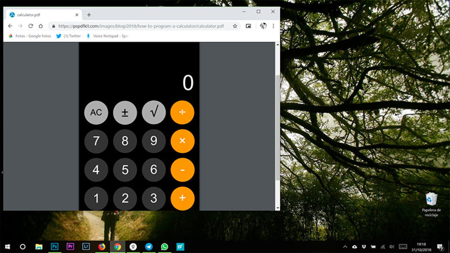 Un PDF que funciona como calculadora: prueba esta maravilla del ingenio