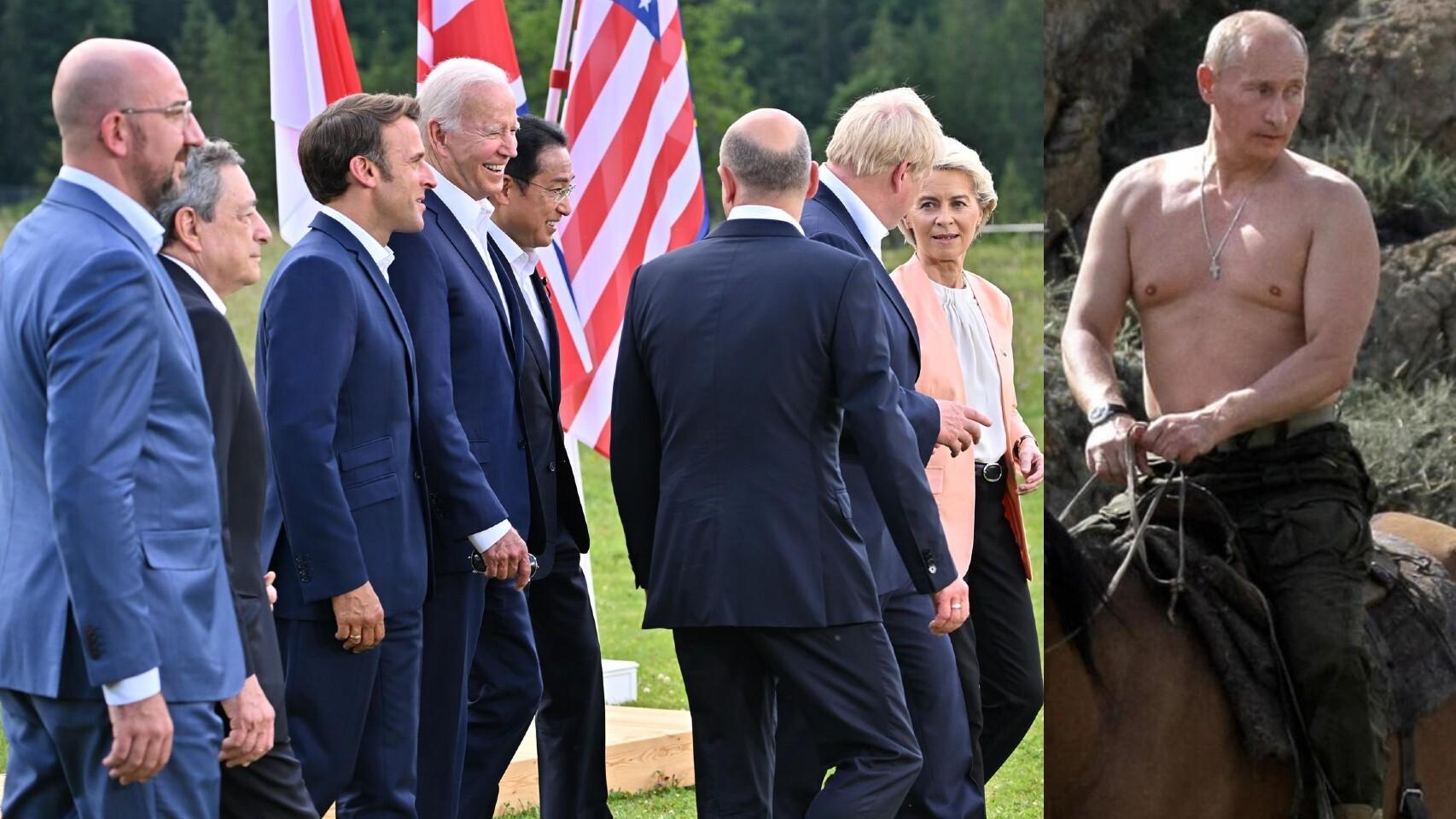 "Montemos a caballo a pecho descubierto": las bromas sobre Vladimir ...