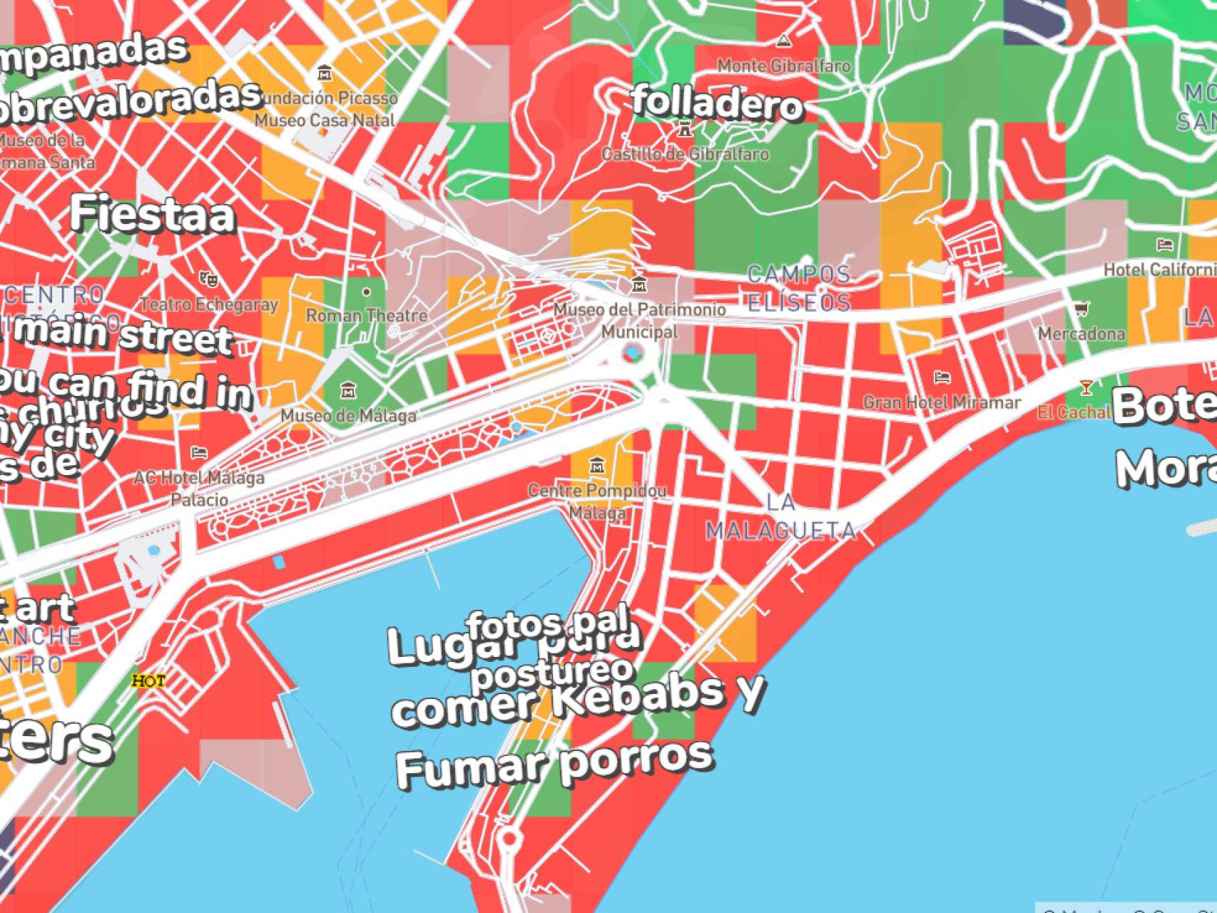 Fuengirola mapa turistico foto - Explorandofrancia.com