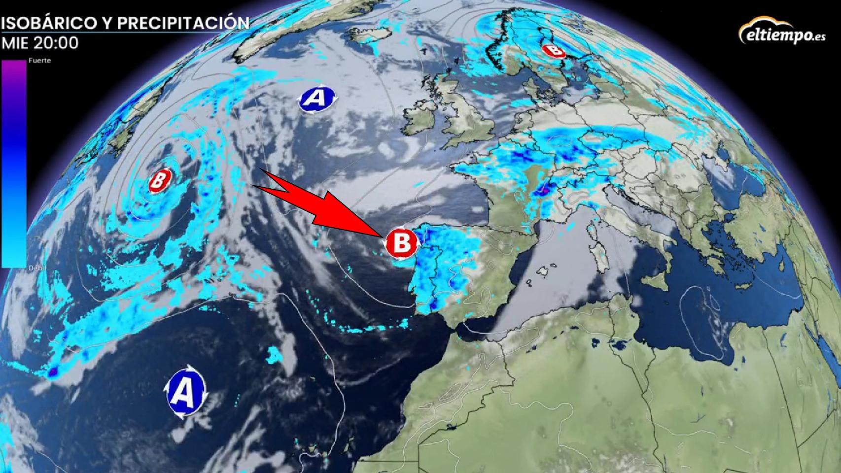 Llega el gran coletazo final de la borrasca Danielle en España: alerta ...