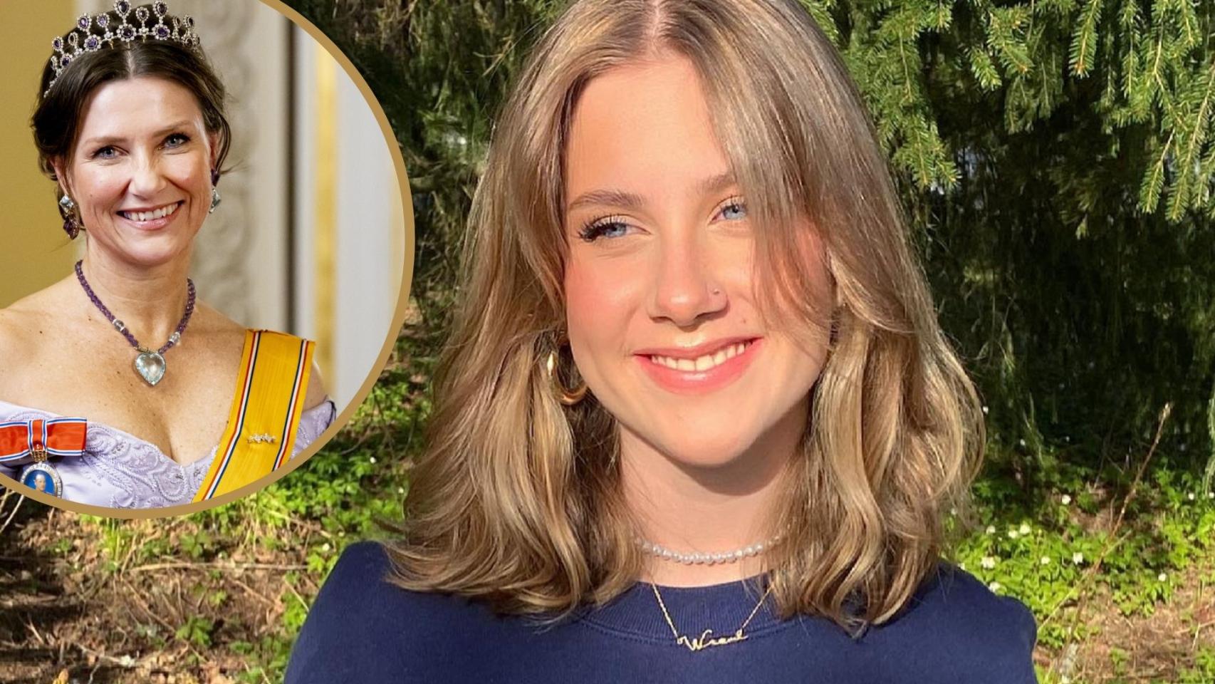 Leah, la hija mediana de la princesa Marta Luisa de Noruega, es la ...