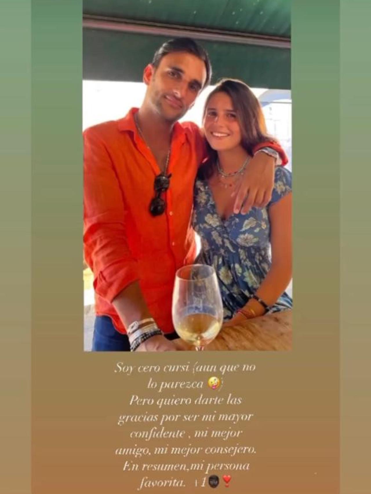 El romántico mensaje de Tana Rivera a Manuel Vega en su primer ...