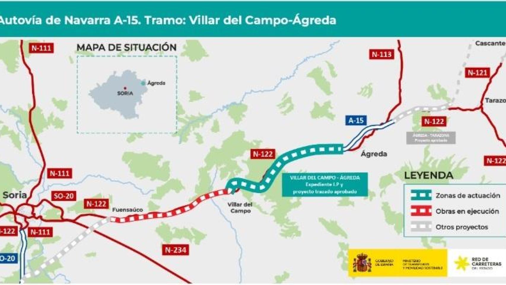 Soria, más cerca de Navarra por autovía: el Gobierno aprueba el nuevo ...