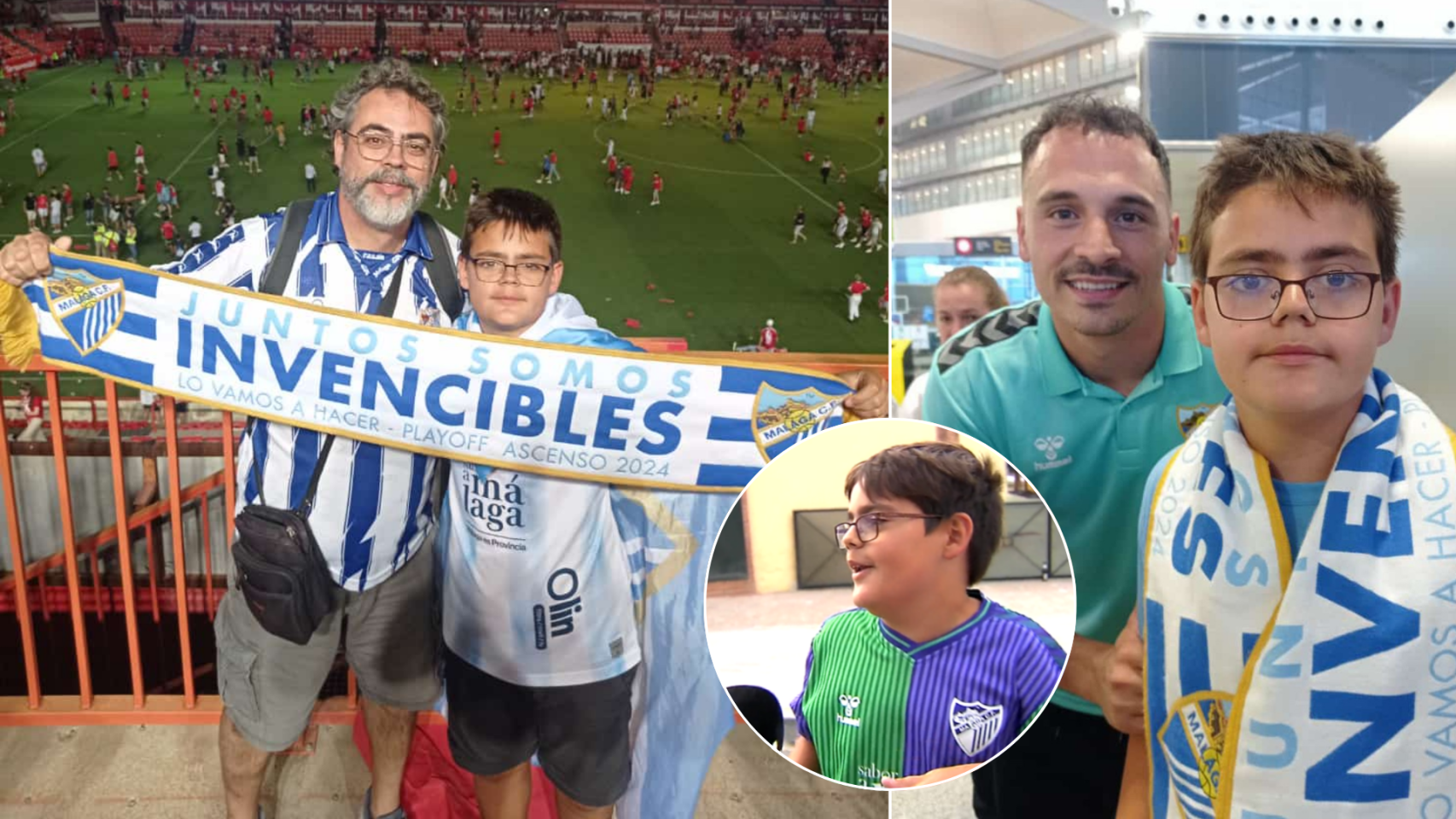 Salvi, el niño viral por estar con el Málaga "en las malas y en las ...