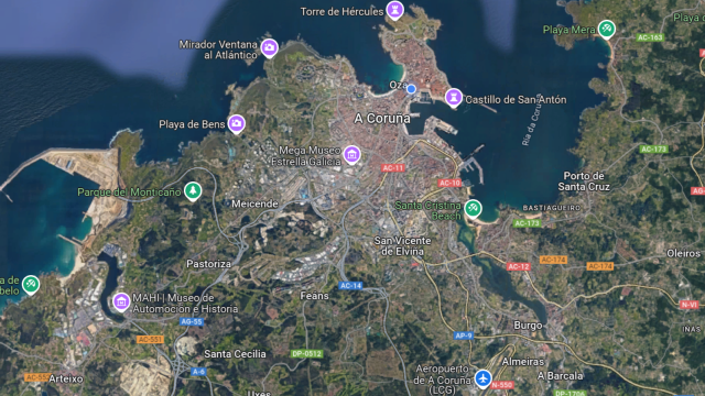 Google Maps vuelve a respetar los nombres de A Coruña y Ourense