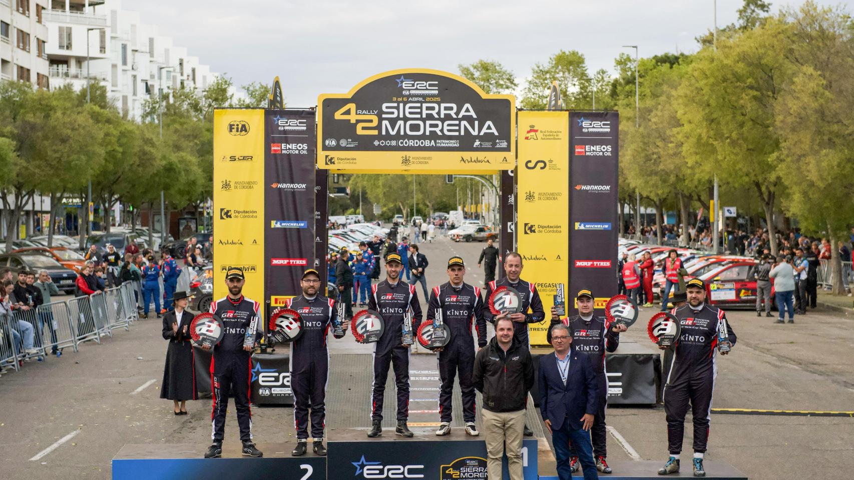 Triplete de Breogán Motor en Rally de Sierra Morena, dentro de la GR ...