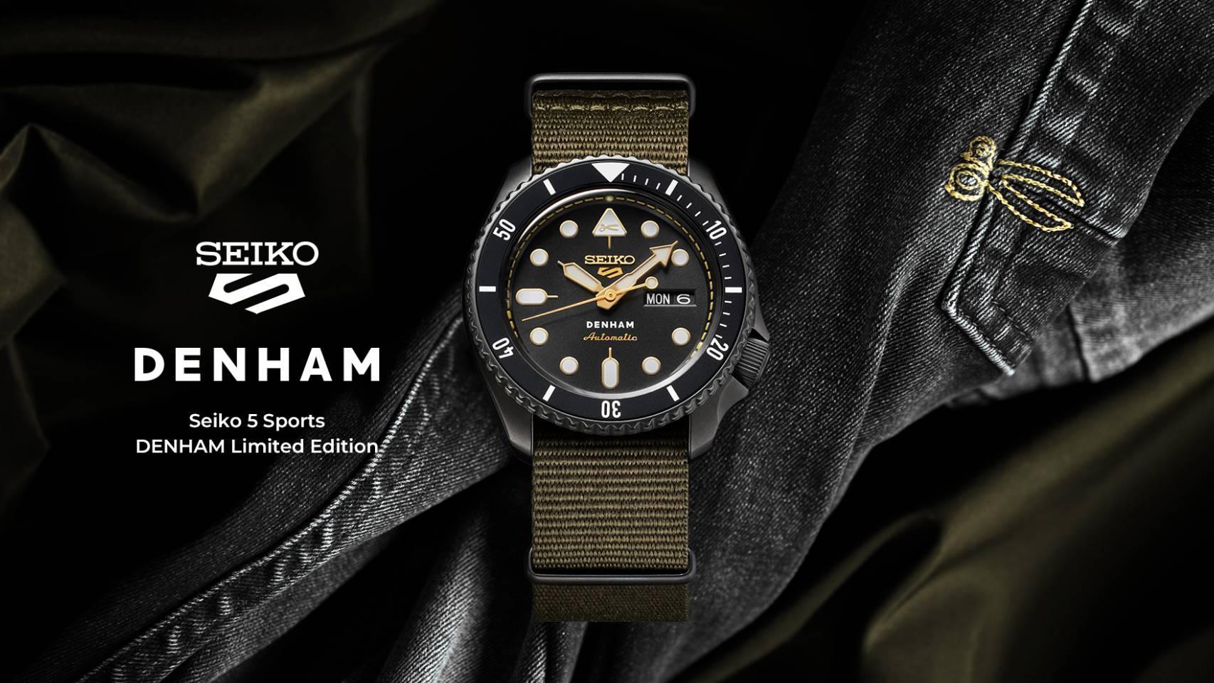 Seiko y la marca de moda Denham crean un reloj edición limitada: cuesta ...