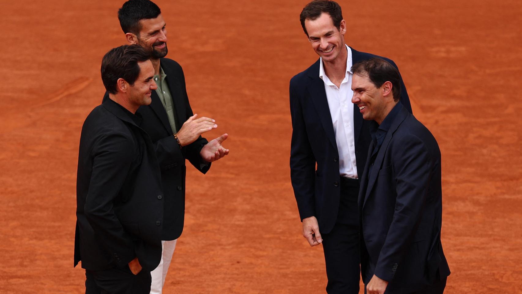 París y el 'big four' se rinden a Rafa Nadal en un homenaje histórico que simboliza el fin de su ...
