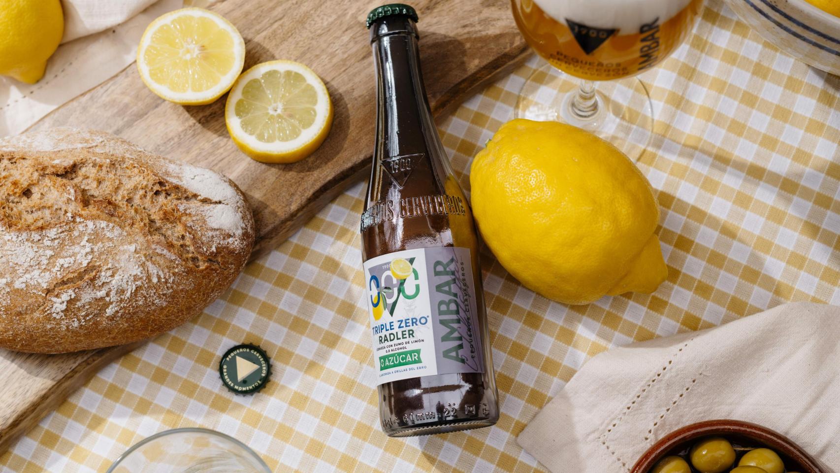 Ambar apuesta por el ‘cero’ con su primera radler 0,0 alcohol y 0 azúcar