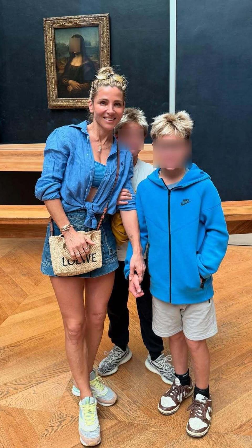 De Madrid a París: Elsa Pataky presume de sus mellizos en su divertida ...