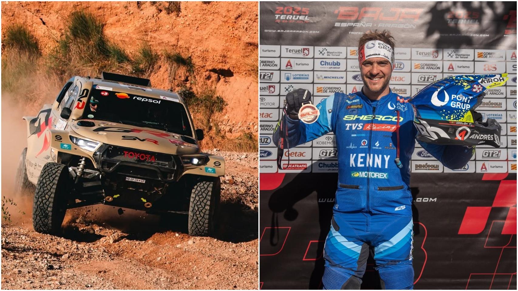 Ferreira se lleva por 2 segundos una trepidante Baja Aragón Trofeo Getac sobre Al-Attiyah y ...