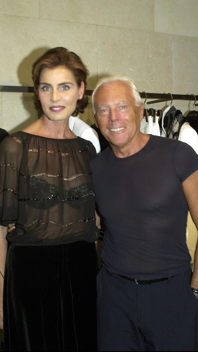Antonia Dell'Atte, rota en el funeral de Giorgio Armani: "Le encantaba ...